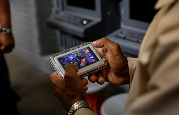 Making a Phone Call Using My Tablet by James Carlson - Inmate Blogger